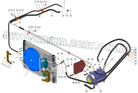 Схема подключения кондиционера газ 31105 змз 406