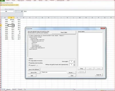 convert excel to latex table: Yandex Görsel'de 1 bin görsel bulundu