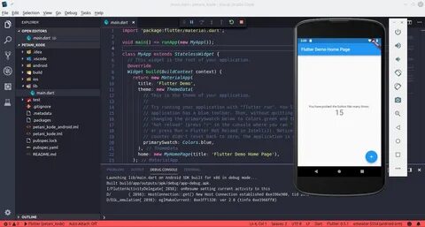 Tutorial Flutter 2 Cara Menggunakan Visual Studio Code Untuk Coding ...
