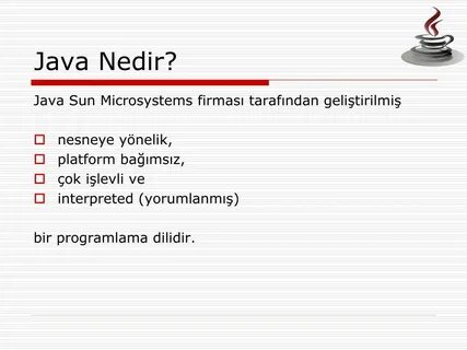 java nedir: Yandex Görsel'de 1 bin görsel bulundu