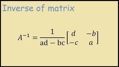inverse of a matrix calculator +equations: Yandex Görsel'de 1 bin ...