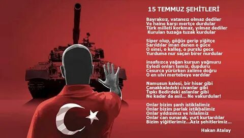 15 temmuz şehitleri ile ilgili yazılar: Yandex Görsel'de 1 bin görsel bulundu