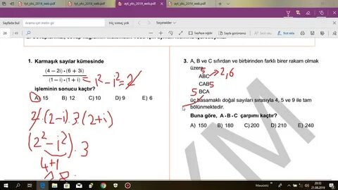 2019 ayt matematik çıkmış sorular matematik: Yandex Görsel'de 581 ...