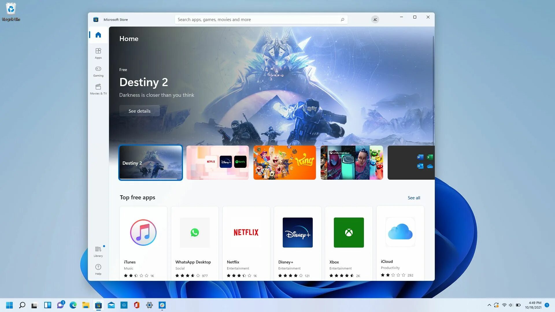 Games for windows 11