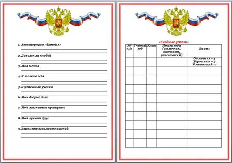 Образец портфолио для поступления в кадетский корпус